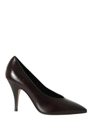 3JUIN Pointed-toe High Heels - Coffee