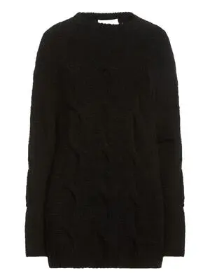 Sportmax Solid Color Knit Sweater - Black