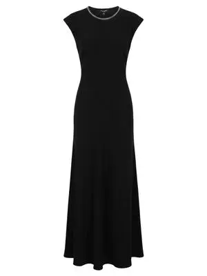 Rag & Bone Sleeveless Flared Maxi Dress - Black