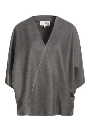 MAISON MARGIELA Solid Color Tops - Grey