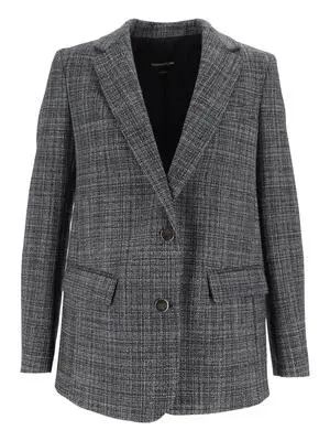 Fabiana Filippi Checked Single-breasted Blazer - No
