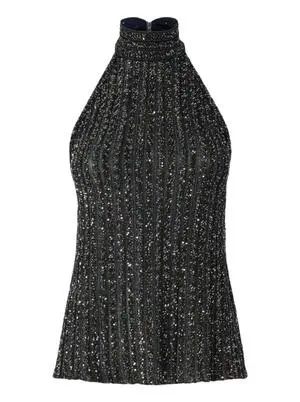 Missoni Missoni Sequin Embellished Halterneck Top Multi