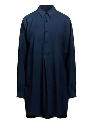 MAISON MARGIELA Solid Color Canvas Long Sleeve Top - Black