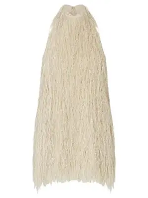 LIU JO Liu Jo Short Fringed Halterneck Dress