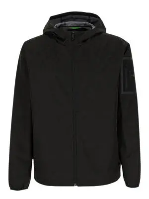 Hugo Boss Zip-up Hooded Casual Jacket - Black