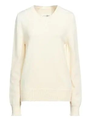 MAISON MARGIELA MM6 Maison Margiela Long Sleeve Crewneck Knit Sweater With Print