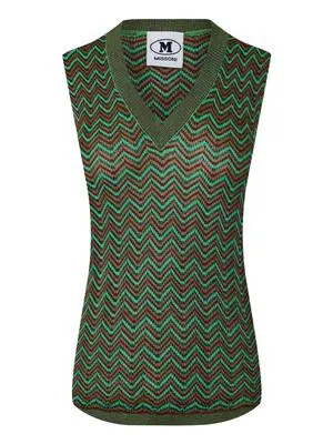 Missoni Zigzag Knitted Vest - No