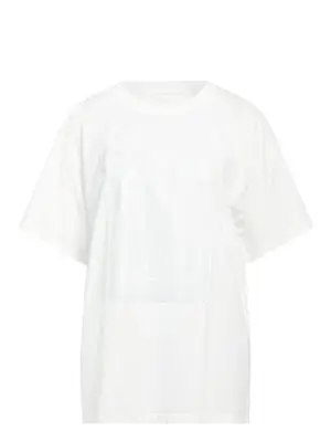 MAISON MARGIELA Oversized T-shirt With Print - White