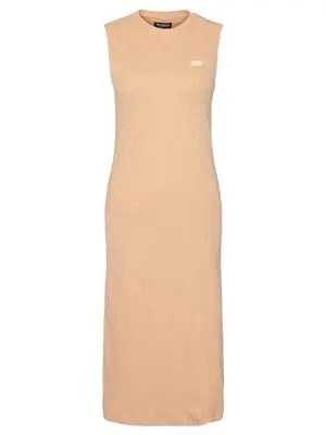 Barbour Sleeveless Round Neck Midi Dress - Nude