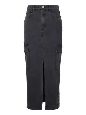 Barbour Tamsin Cargo Midi Skirt - Black