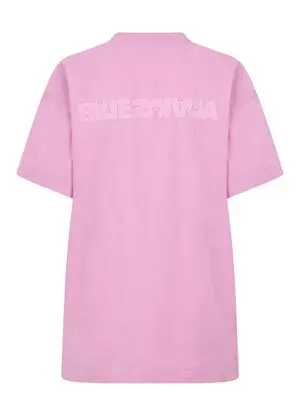 Balenciaga Balenciaga Classic Fit T-Shirt Pink