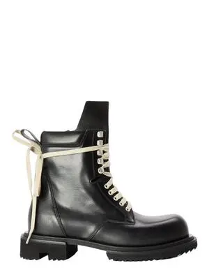 Rick Owens Side Zip Boots - Black