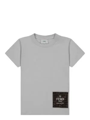 Fendi Pocket Badge T-shirt - Gray