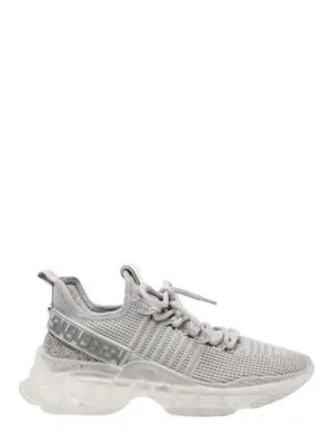 Steve Madden Steve Madden Maxilla Low-Top Runners With Metallic Detailing Gray