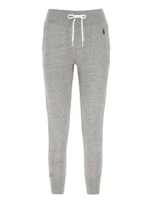 Polo Ralph Lauren Polo Ralph Lauren Embroidered Track Pants Gray