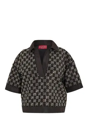 Norma Kamali Sequined Short Top - Black