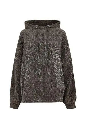 STINE GOYA Sequined Hoodie