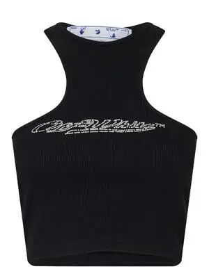 Off-White Bling Baseball Rowing Top - Black