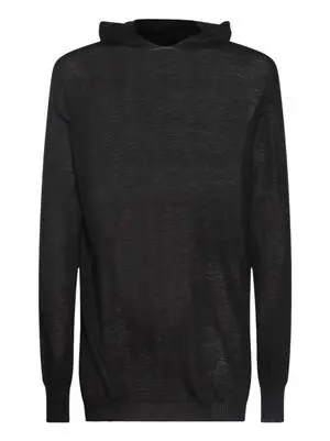 Rick Owens Long Sleeved Oversized Hoodie - Black