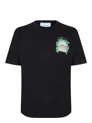 Casablanca Short-sleeved T-shirt - Black