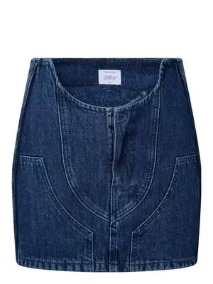 Off-White Denim Skirt - Blue