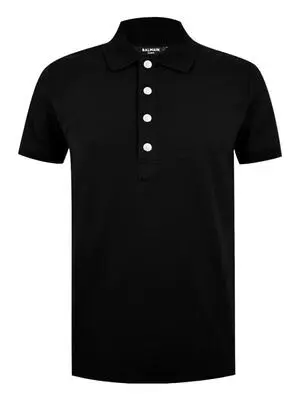 Balmain Mono Polo Sn00 - Black