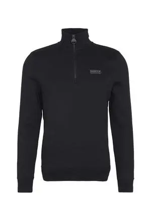 Barbour Essential Half-zip Sweatshirt - Black