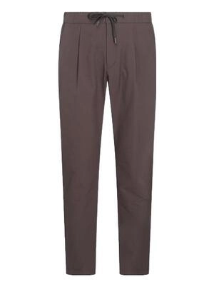 Herno Drawstring Slim Cut Trousers - Brown