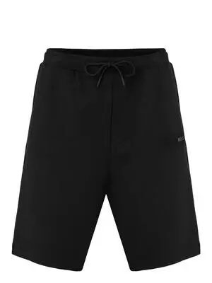 Hugo Boss Logo Detail Drawstring Shorts - Black