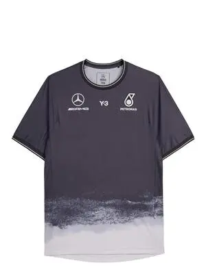 A BATHING APE Y-3 Mercedes-amg Petronas Motorsport Short Sleeve Shirt - Black