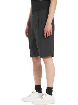 Barena Venezia Tailored Pleated Shorts - Black