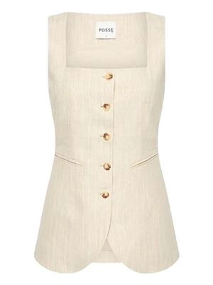 Posse Posse Square Neck Vest No