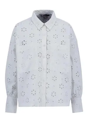BARBOUR Barbour Melissa Shirt With English Floral Embroidery