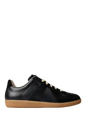 MAISON MARGIELA Maison Margiela Low-Top Sneakers With Contrast Stitching Black