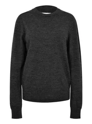 MAISON MARGIELA Maison Margiela Crew Neck Sweater With Suede Elbow Patches