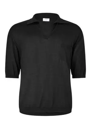 SAINT LAURENT Saint Open Knit Polo Sn52