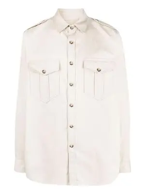 Isabel Marant Étoile Button-up Overshirt - White