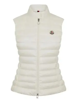 Moncler Sleeveless Down Jacket - White