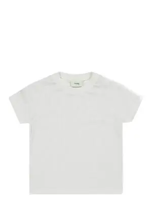 Fendi Emblem Printed T-shirt - White
