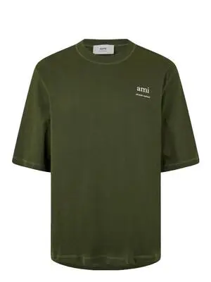 AMI Paris Short-sleeved T-shirt Green