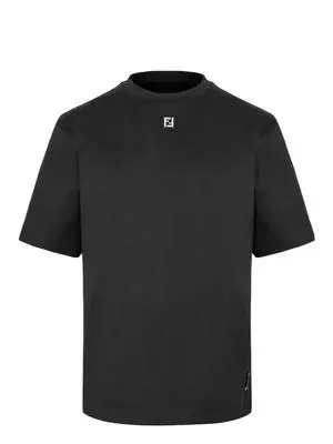 Fendi Metal Ff Tee - Black
