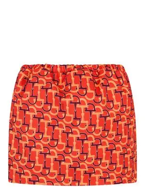 Gucci Horsebit Mini Skirt - Red