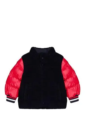 Moncler Logo Patch Down Jacket - Black