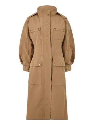 MONCLER Moncler Logo Mid Length Trench Coat