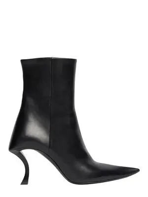 Balenciaga Hourglass Booties - Black