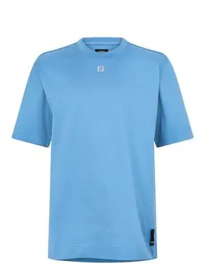 Fendi Metal Ff Tee - Blue