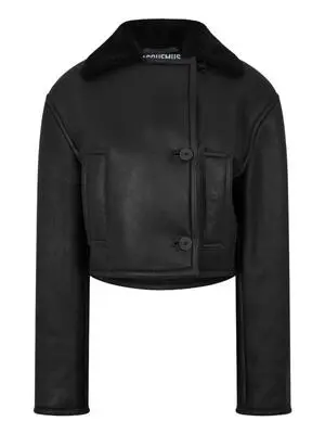 JACQUEMUS Jacquemus Lapel Collar Leather Jacket
