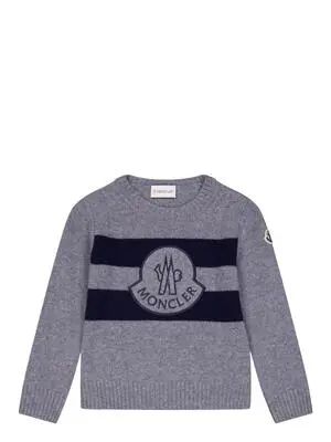 MONCLER Moncler Logo Knit Sweater
