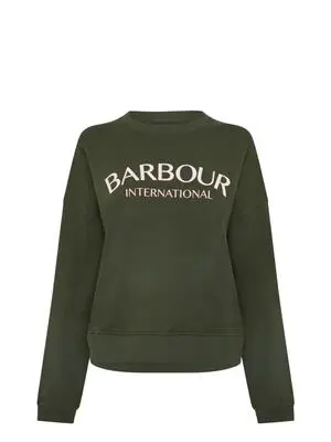 Barbour Crew Neck Sweatshirt With Logo Detail - Envy