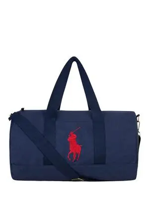 Polo Ralph Lauren Duffle Bag With Logo - Blue